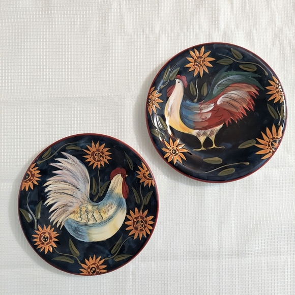 Certified International | Dining | Susan Winget Rooster Hen Dinner ...